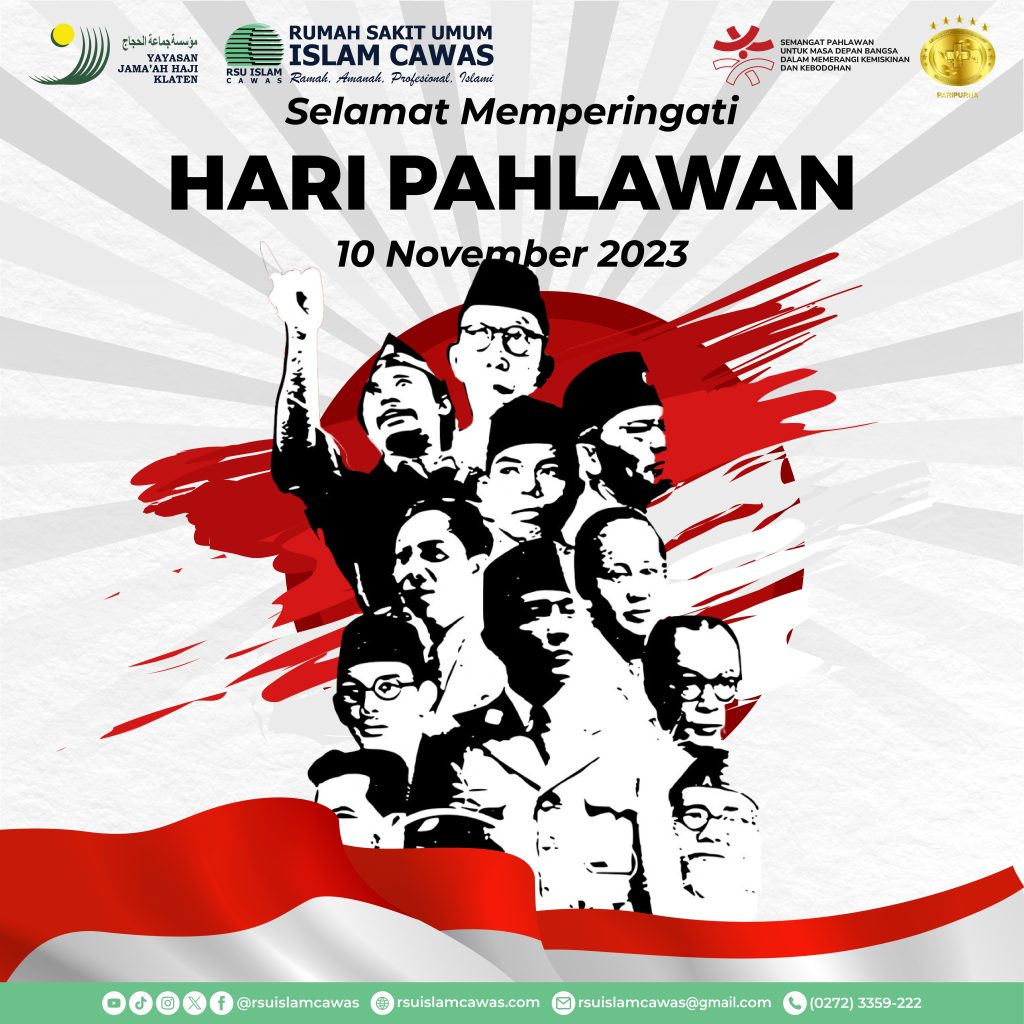 Memperingati Hari Pahlawan ke-78. 10 November 2023. – RSU ISLAM CAWAS