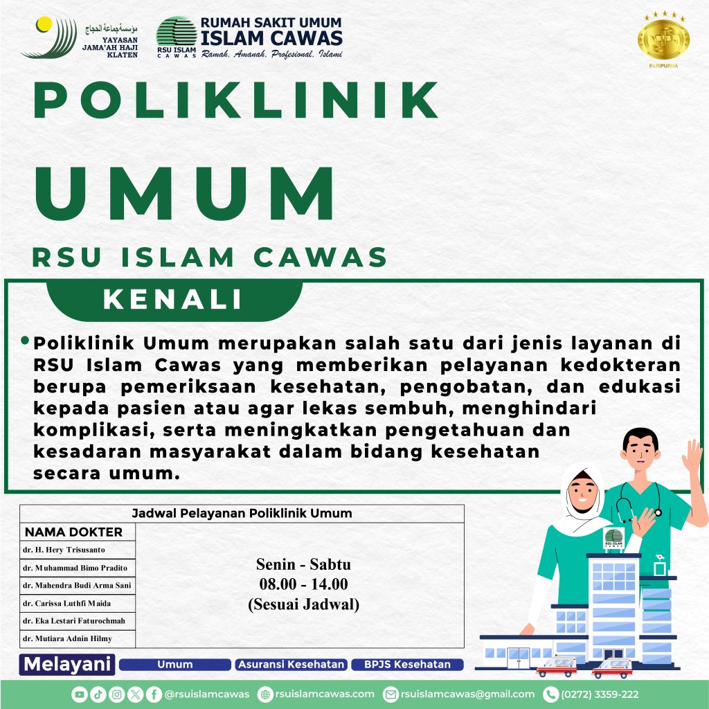 Poliklinik umum merupakan salah satu layanan yang ada di Rumah Sakit ...