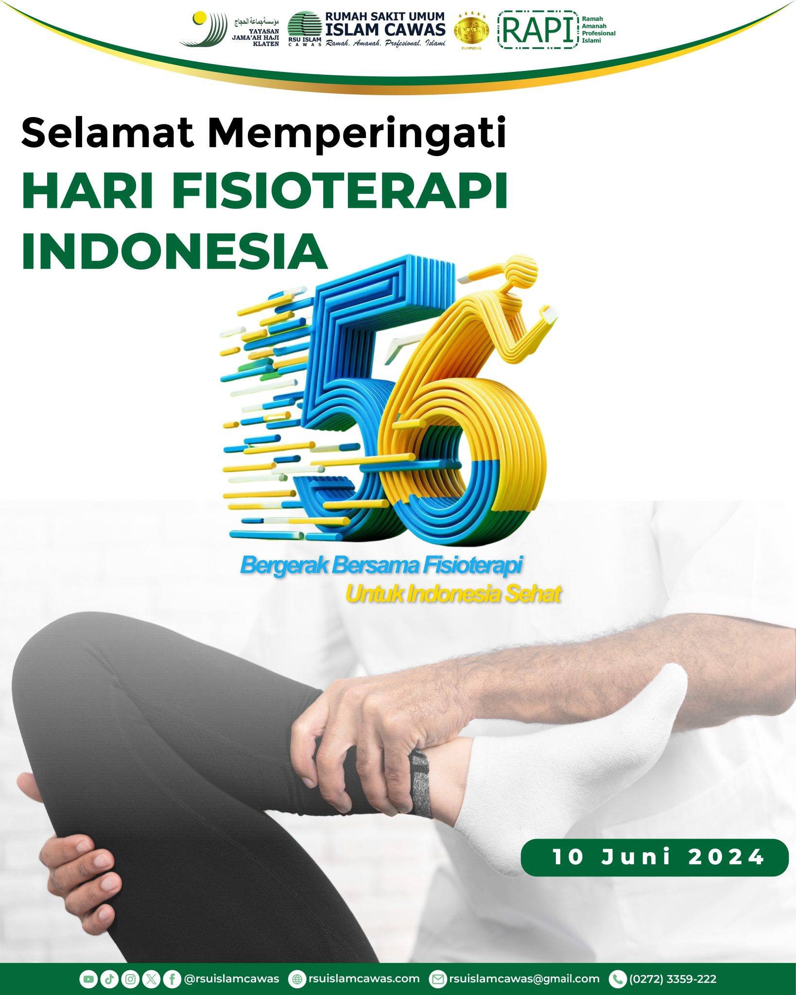 Selamat memperingati Hari Fisioterapi Indonesia Tahun 2024 yang ke 56 ...