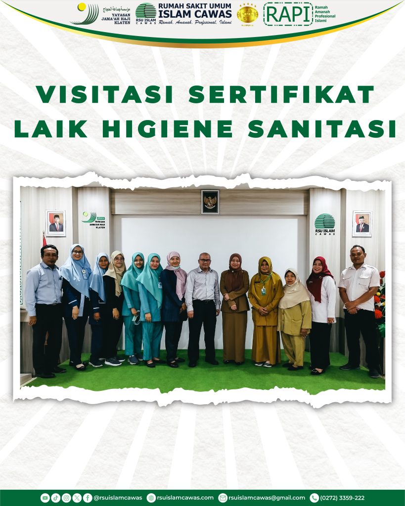 Visitasi oleh Dinas Kesehatan Kabupaten Klaten kepada RSU Islam Cawas ...